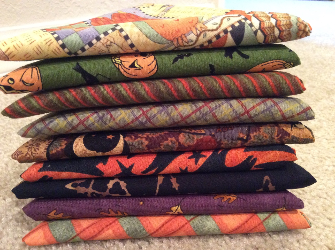 Fall Stash Builder- 9 Fat Quarters- Pre-washed and pressed – Blue Bear ...